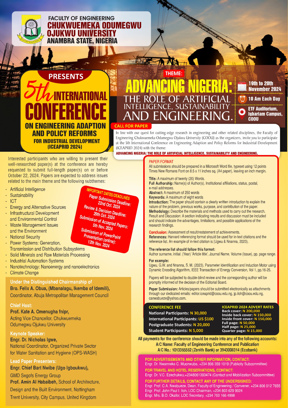 COOU — Your University of Choice